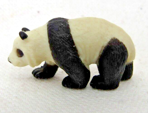 Miniature Vintage Rubber Panda Bear Wild Animal Figurine 1.25" | eBay