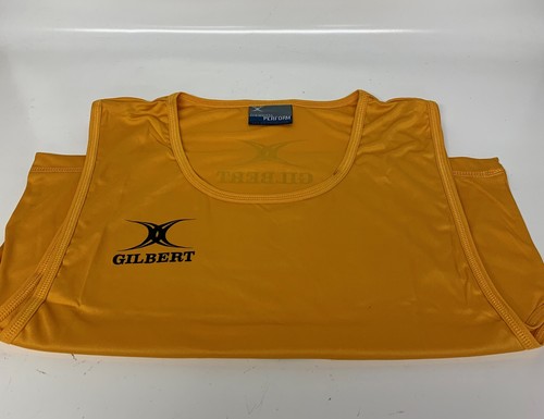 Gilbert Rugby Football OVERPRINT Training Bibs Yellow Youths - Pack of ...