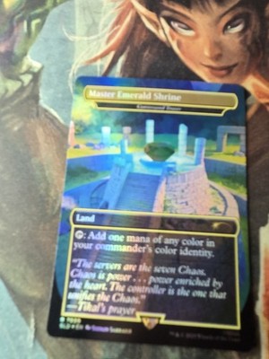 Master Emerald Shrine Foil Command Tower Sonic Secret Lair | eBay