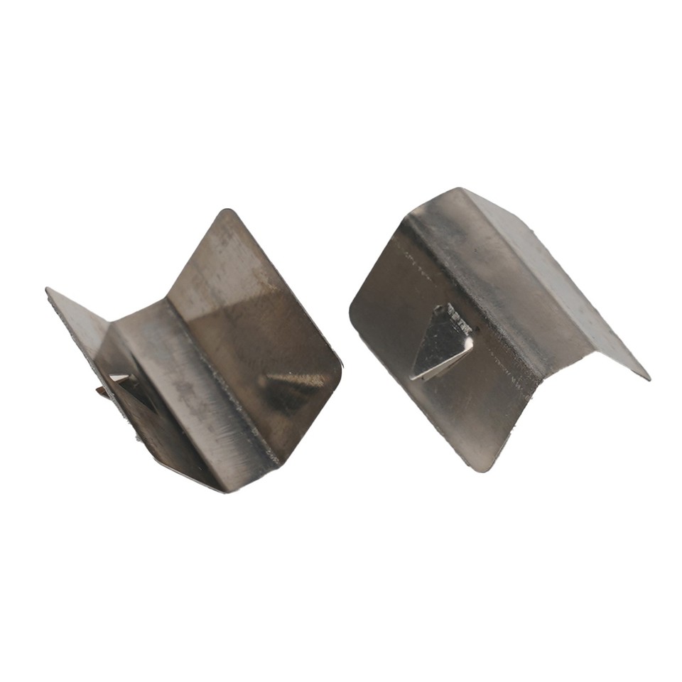 Silver,8PCS Wind Rain Deflector Channel New Metal Retaining Clips For ...