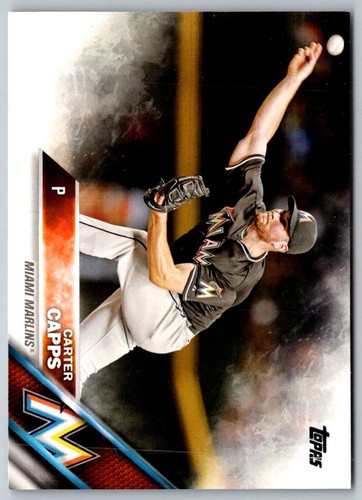 2016 Topps Carter Capps #172 Miami Marlins Baseball Card | eBay