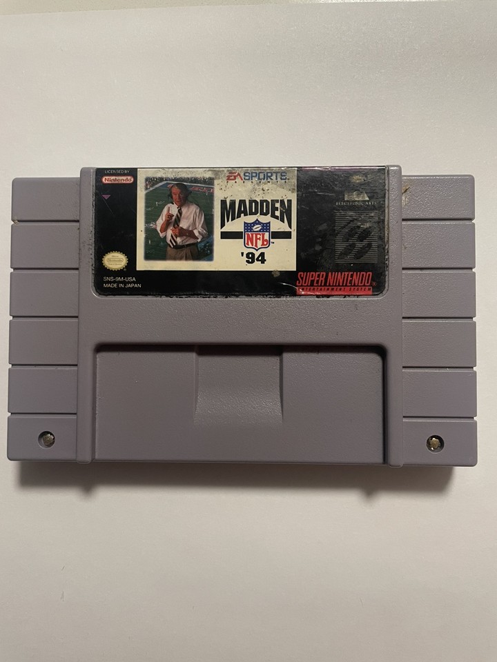 Madden NFL 94 (Super Nintendo Entertainment System, 1993) SNES | eBay