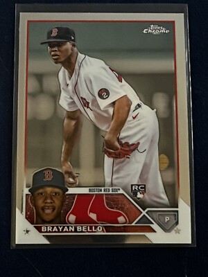 Brayan Bello 2023 Topps Chrome Baseball Rookie Card RC #57 Boston Red ...