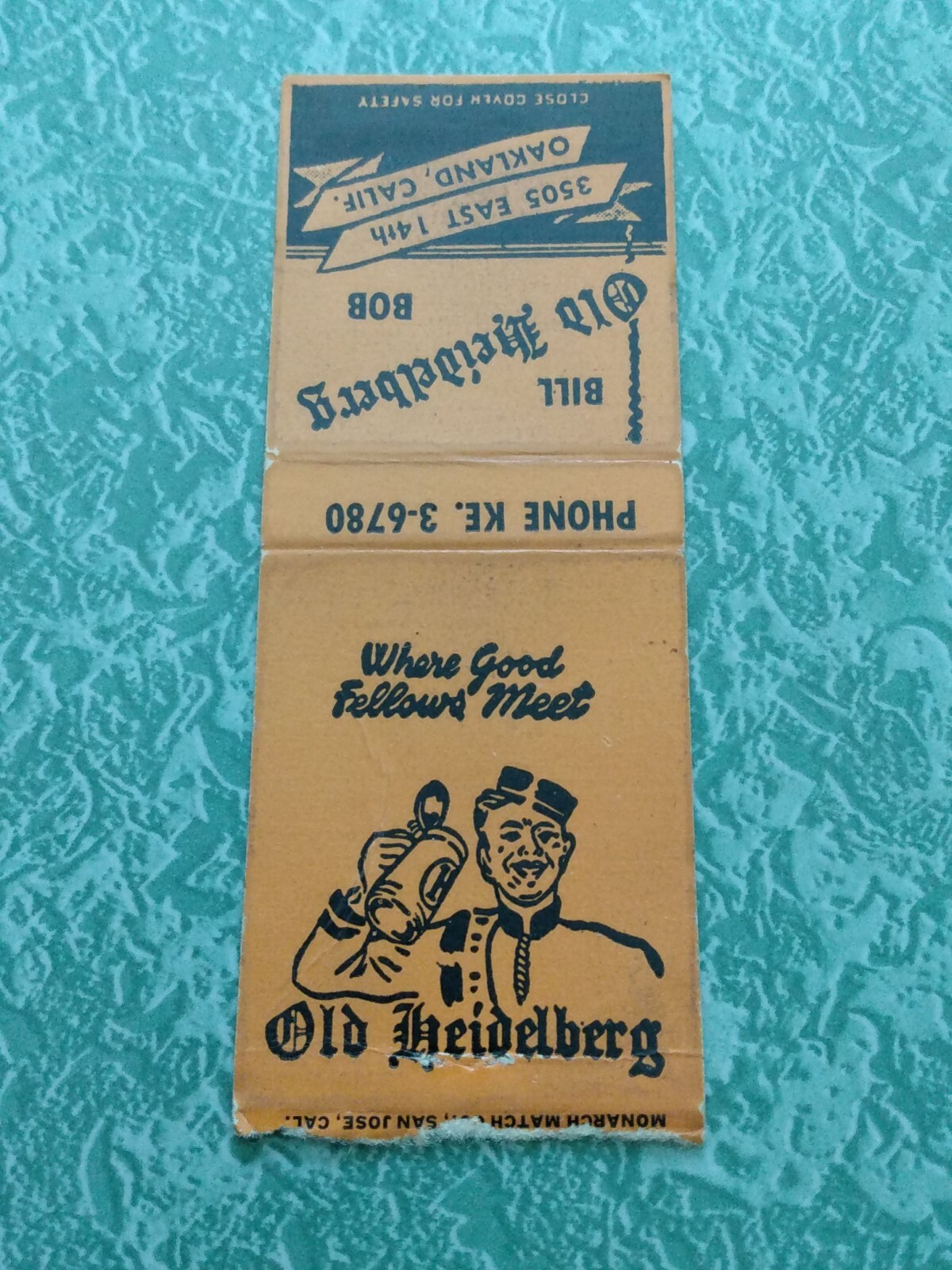Vintage Matchbook Collectible Ephemera U4 Oakland California old ...