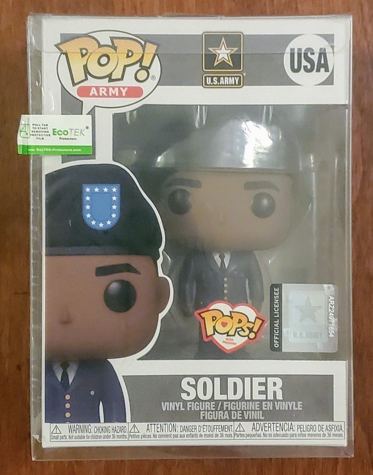 FUNKO POP! ARMY U.S. ARMY POPS WITH PURPOSE MALE SOLDIER USA + NEW POP ...