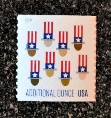 2019USA #5341 Additional Ounce Forever Rate Uncle Sam's Hat - Coil ...
