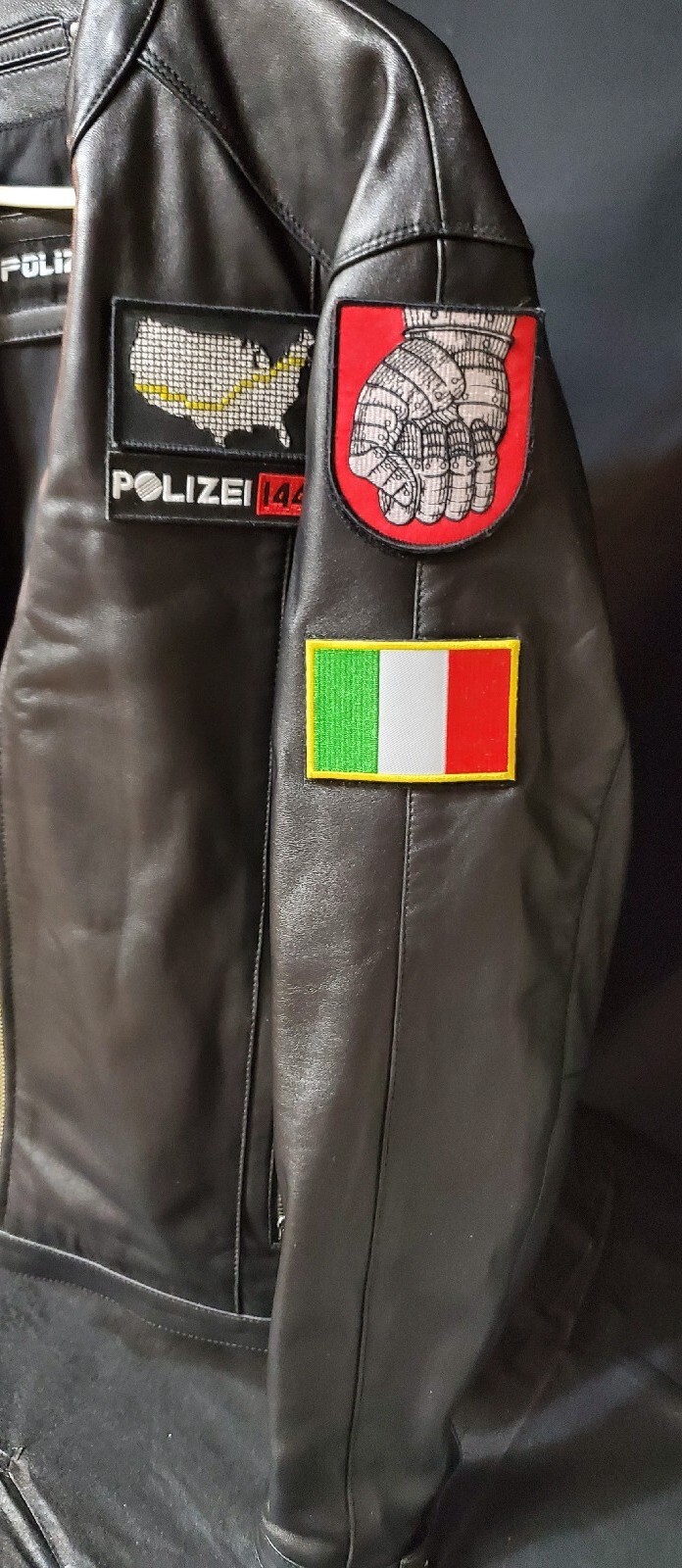 Beautiful Genuine Italian Leather Polizei 144 Jacket … - Gem
