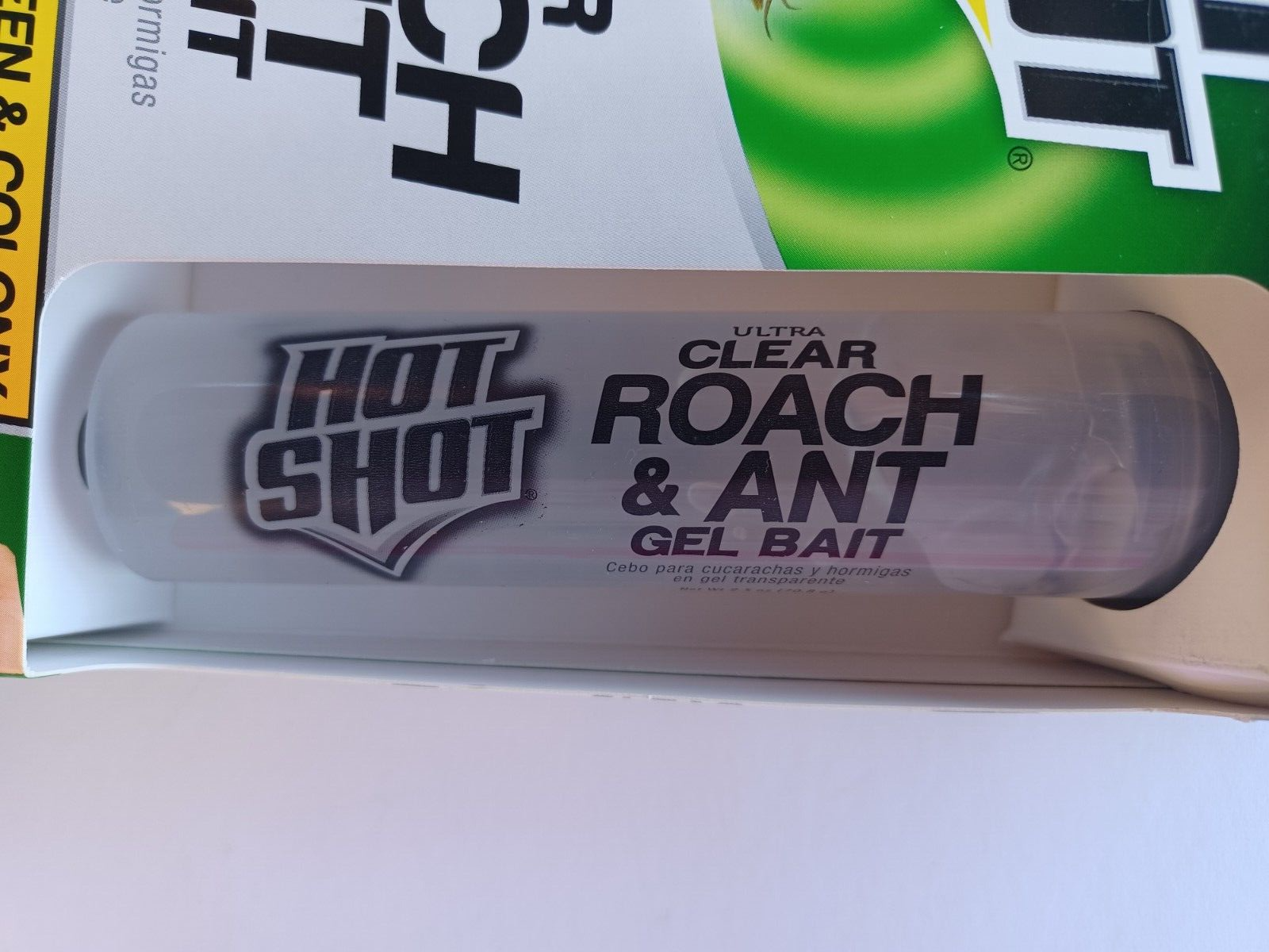 Lot Of 2 Hot Shot Ultra Clear Roach Ant Gel Bait Killer Poison Pest ...