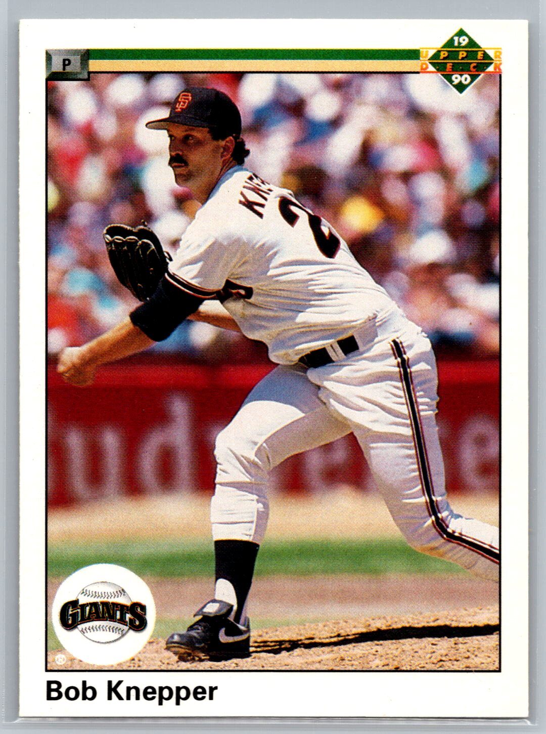 Bob Knepper 1990 Upper Deck BASEBALL #599 San Francisco Giants | eBay
