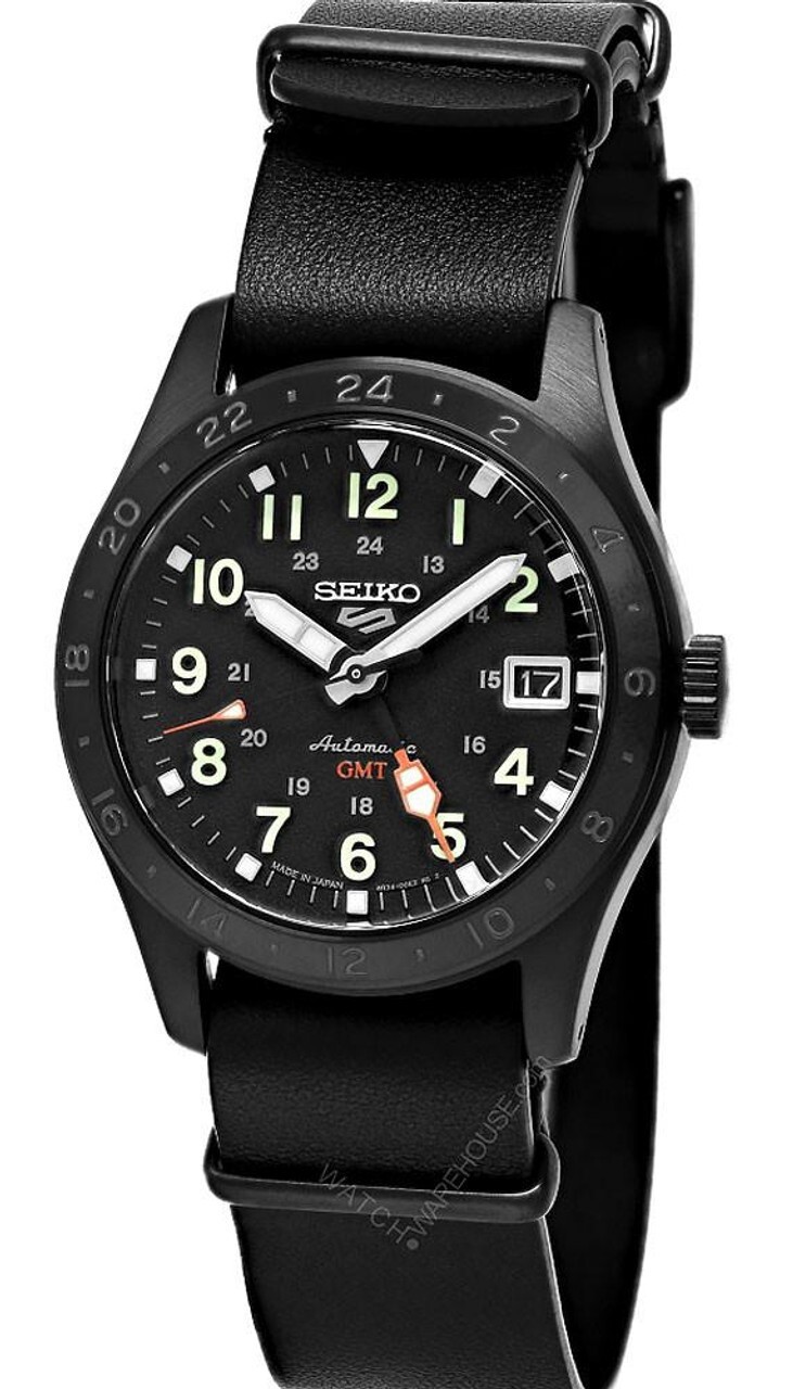 SEIKO 5 Sports Field GMT Automatic 39.4MM Men's Watch SSK025 | eBay