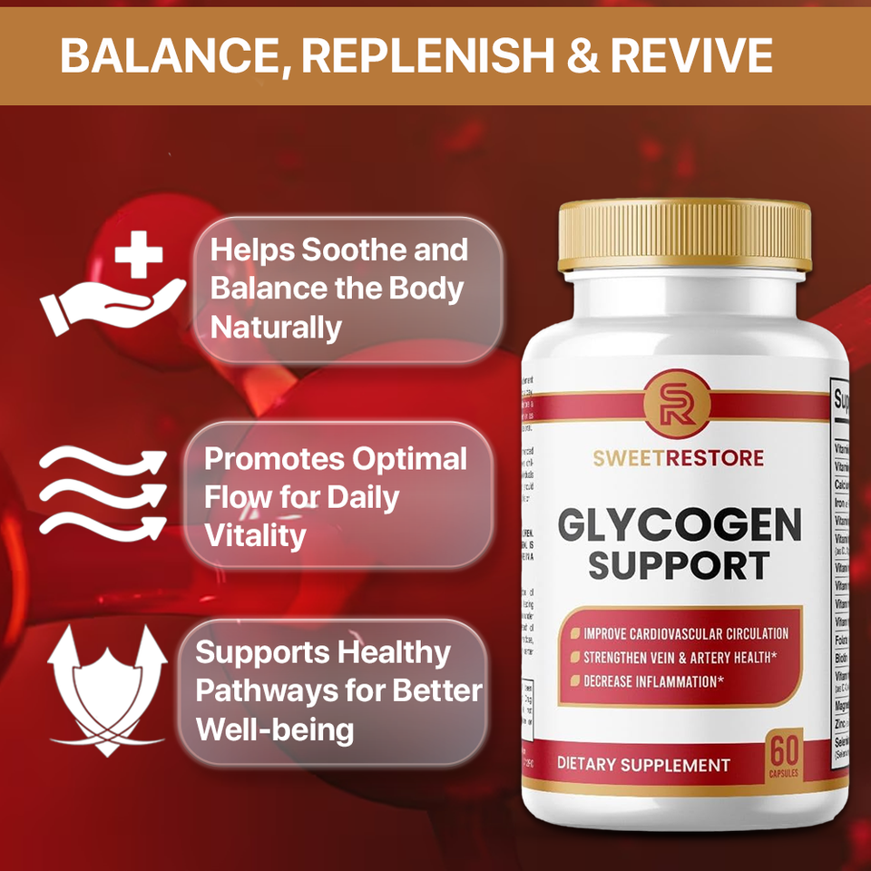 (2 PACK) Sweet Restore Glycogen Support Capsules, Joint Support (120 ...