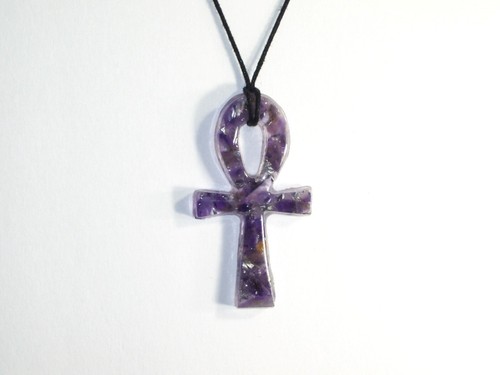 Orgone Egyptian Ankh Necklace Pendant - Energy Generator - Charms ...