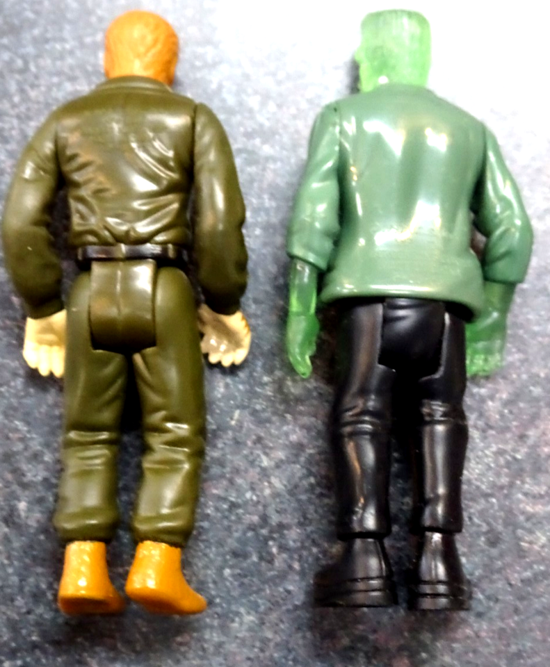 RARE Burger King 1997 UCS Universal Monsters Frankenstein & Werewolf ...