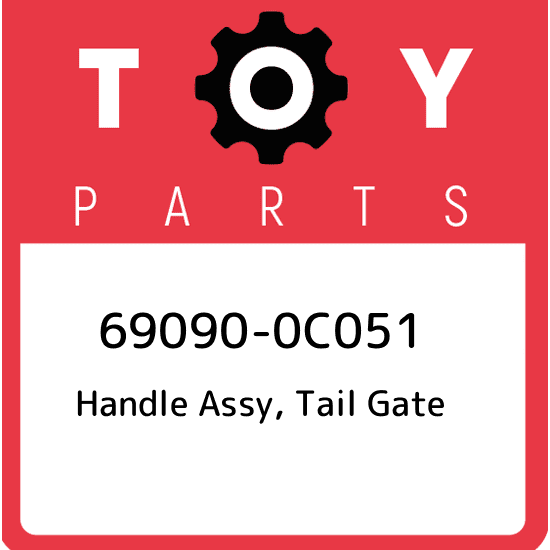 69090-0C051 Toyota Handle assy, tail gate 690900C051, New Genuine OEM ...
