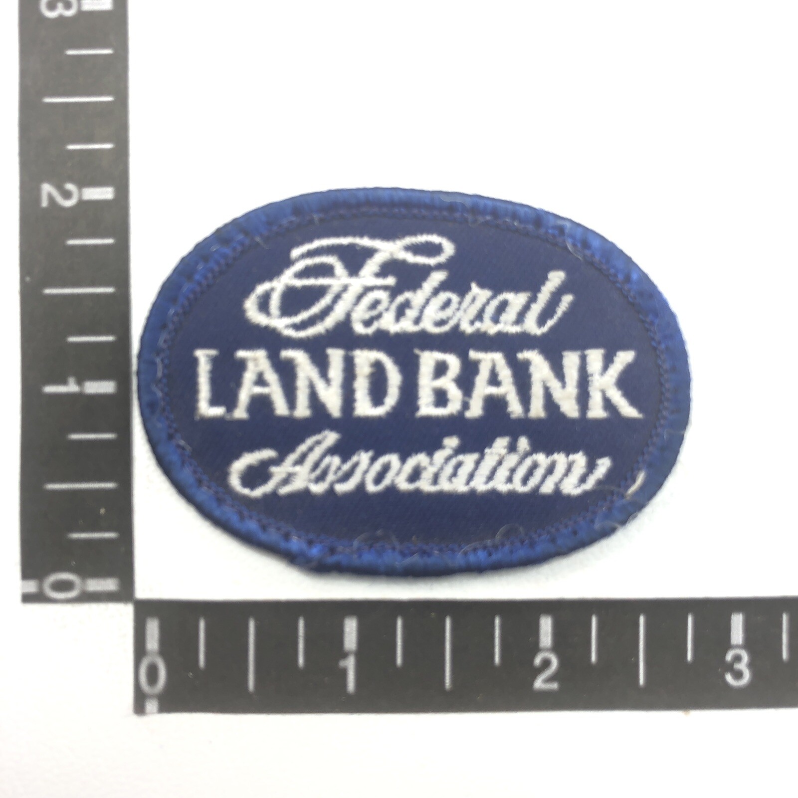 Vtg Money & Finance FEDERAL LAND BANK ASSOCIATION Advertising Patch ...