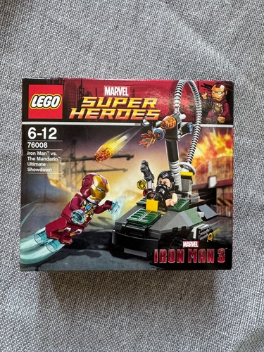 LEGO 76008-MARVEL S.HEROES-IRON MAN VS. THE MANDARIN ULTIMATE SHOWDOWN ...
