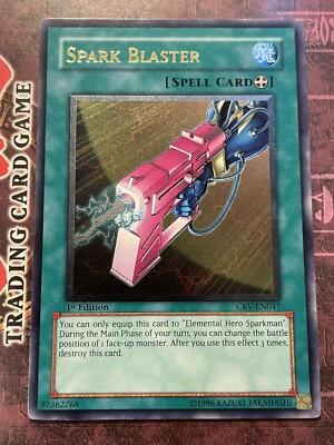 Spark Blaster - CRV-EN047 - Ultimate Rare - 1st Edition - NM/VLP | eBay