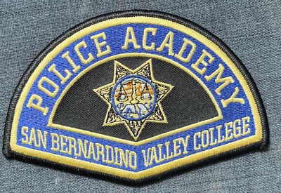 San Bernardino Valley College California CA Police Academy Patch Unsewn ...