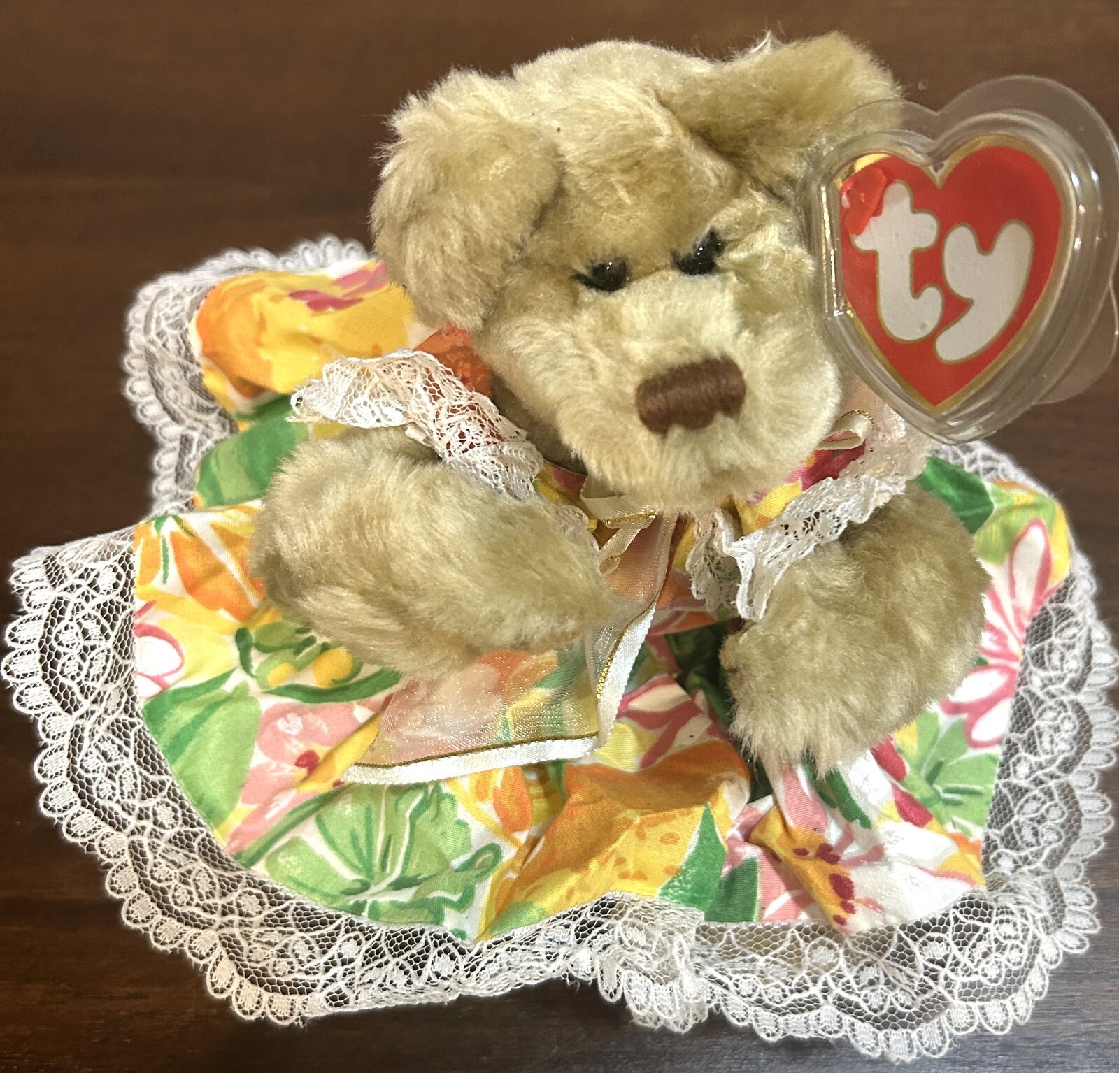1993 Ty Beanie Baby Babies Beverly You Have Me In A Whirlwind Bear | eBay