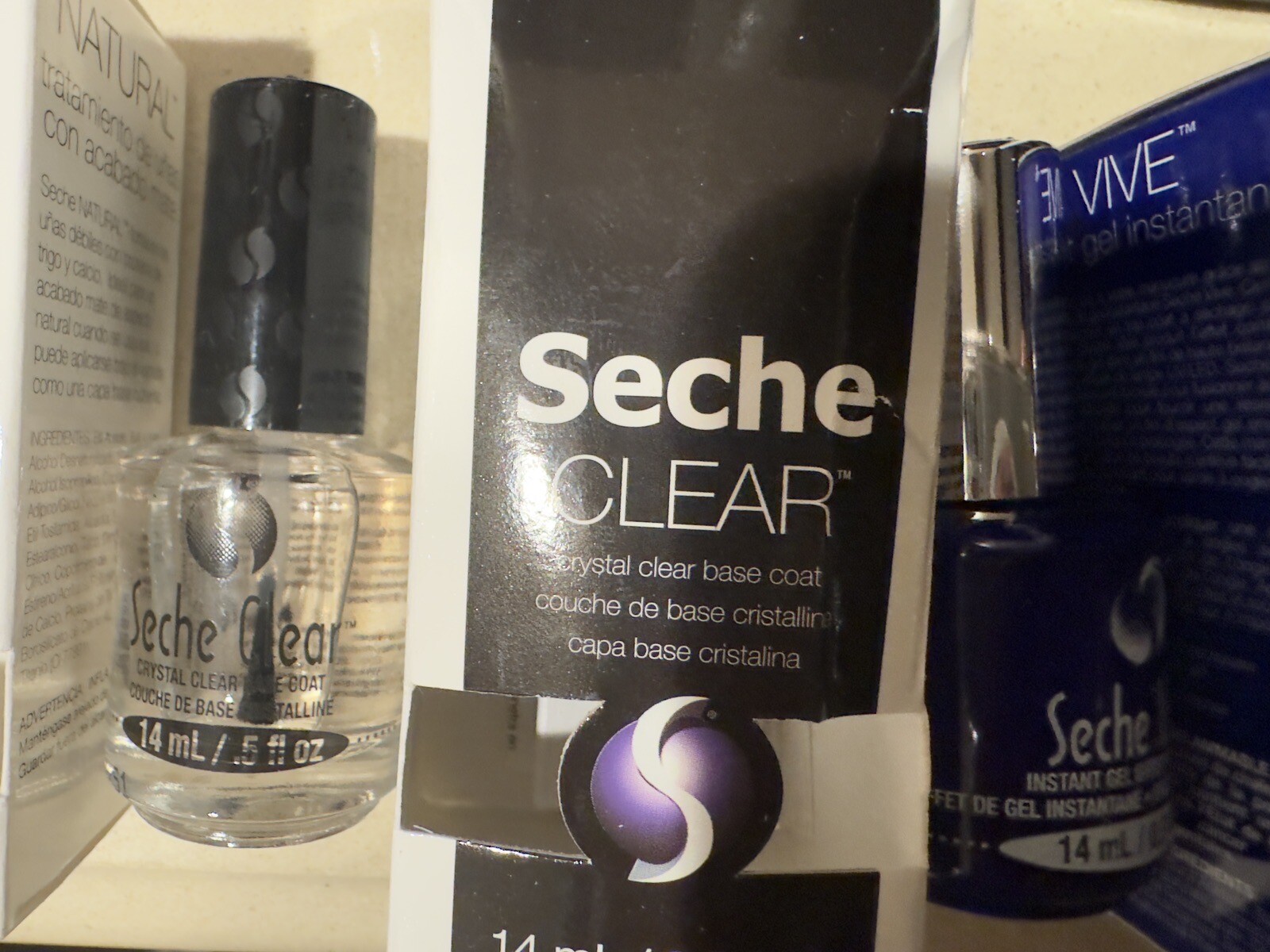 Seche Vite 7 pcs lot Natural, Clear, Vive, Restore Please Read | eBay