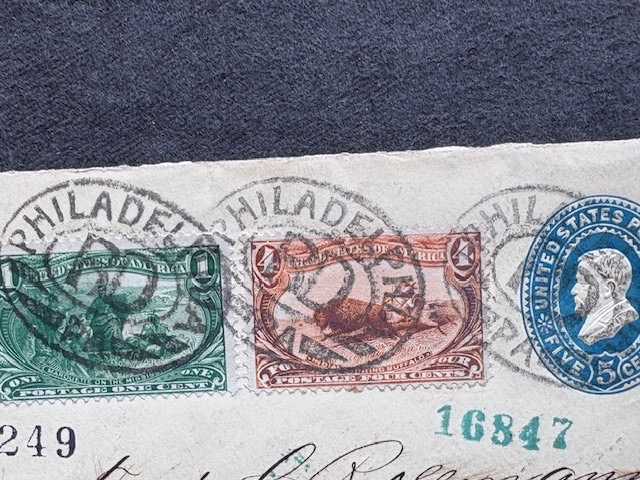 Scott # 285, 287 1898 Trans-Mississippi Issue U.S. Postage Stamps on 1899 cover | eBay