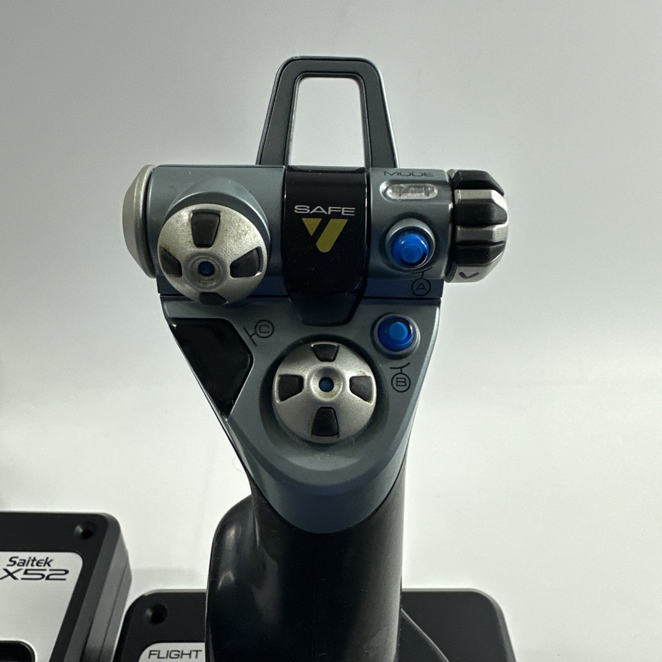 READ! Saitek X52 Pro HOTUS Flight Simulator Flight Stick & Throttle ...