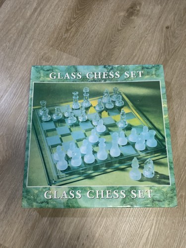 Fogged and Crystal Fine Glass Chess Set | eBay