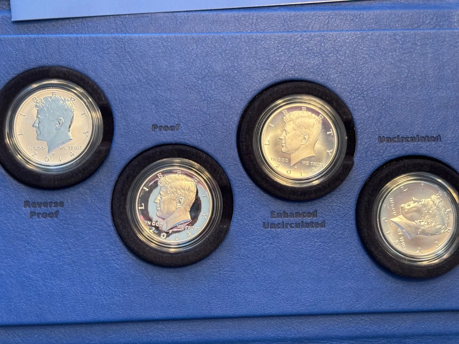 2014 Kennedy Half Dollar 50th Anniversary JFK Silver Coin Collection US ...