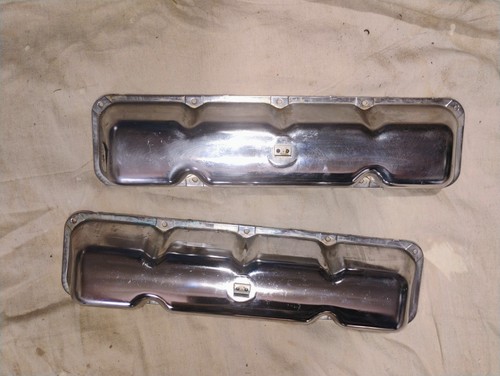 AMC AMX Javelin Chrome Valve Covers 1968-69 390 with tag 110W24 | eBay