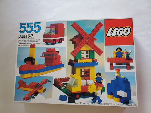 Vintage Lego Set #555 1982 complete with box and instructions | eBay