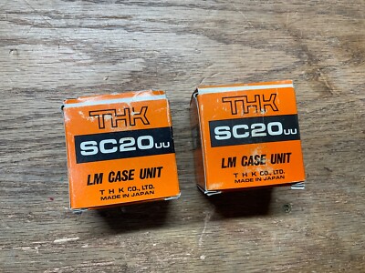 NEW 2X THK SC20UU CASE UNIT LINEAR BUSHINGS BREARINGS | eBay