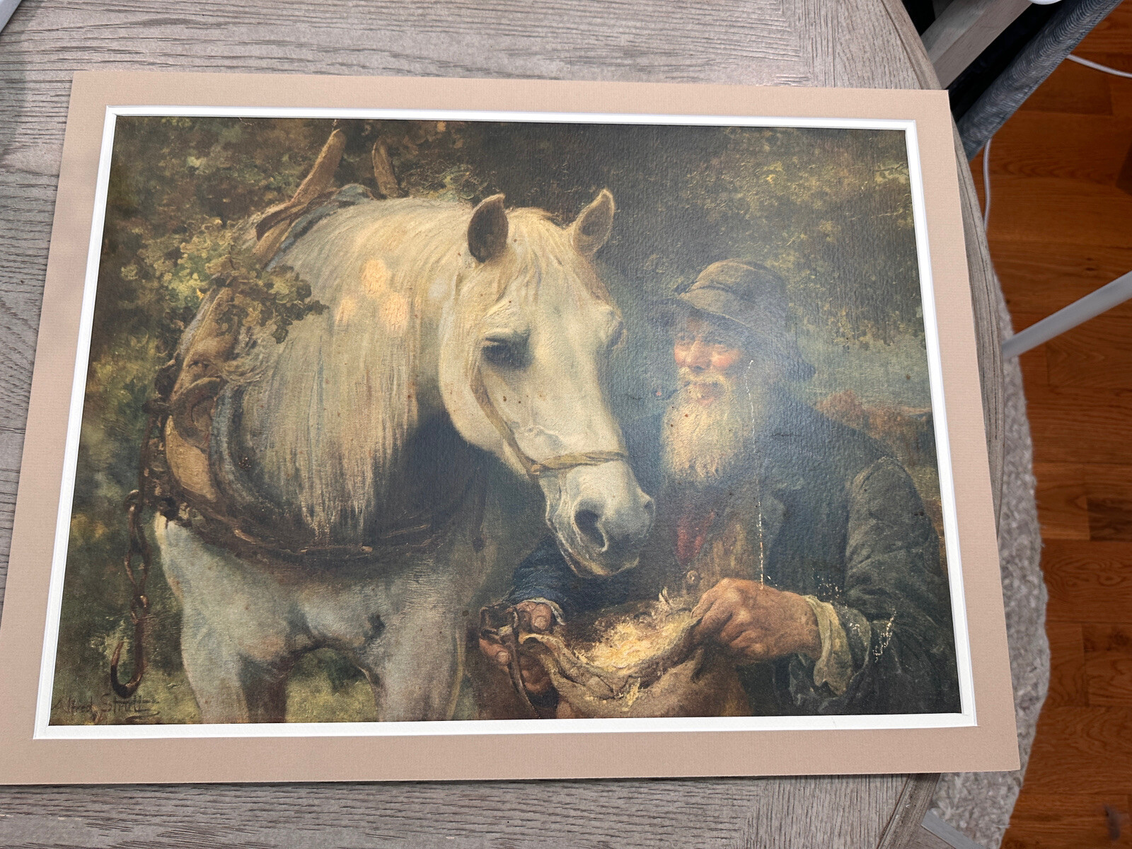 Alfred William Strutt Art Print Antique Signed Matted 18x24 Ready To ...