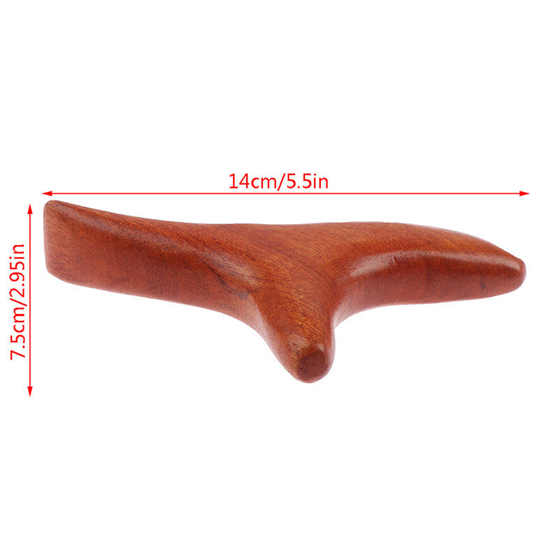 Wooden Triangle Body Massager Acupuncture Therap Reflexology Relax ...