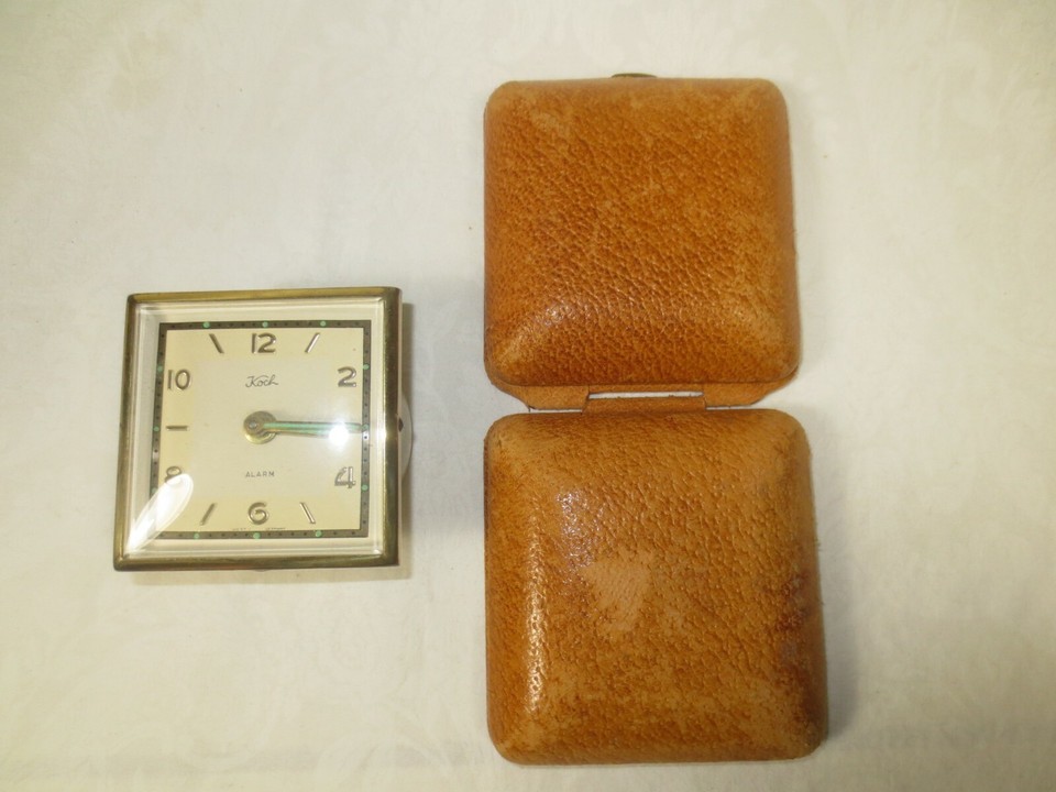 works 2 folding Mechanical Koch Alarm Clock & Northfield Alarm Clock ...