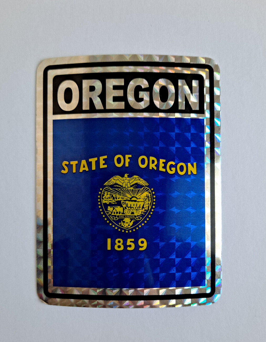 Oregon Flag Reflective Decal Sticker 3"x4" Inches | eBay