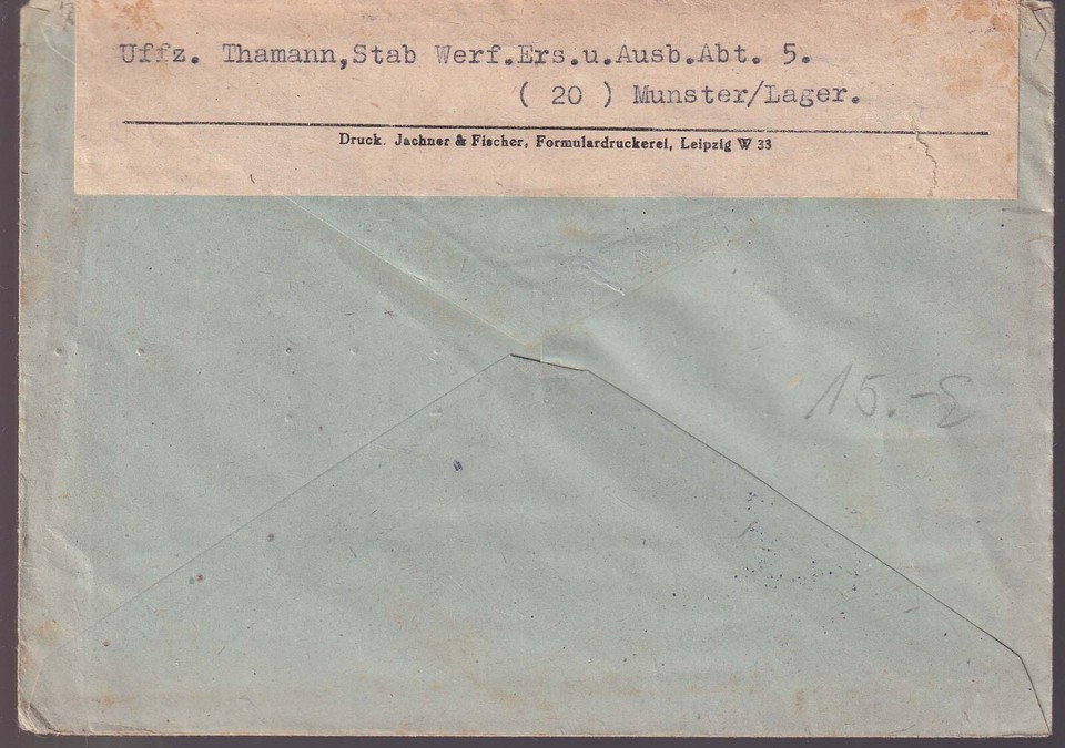 German Reich / Ww II / Fp, Munster/Storage(With PLZ) - New Churches ...