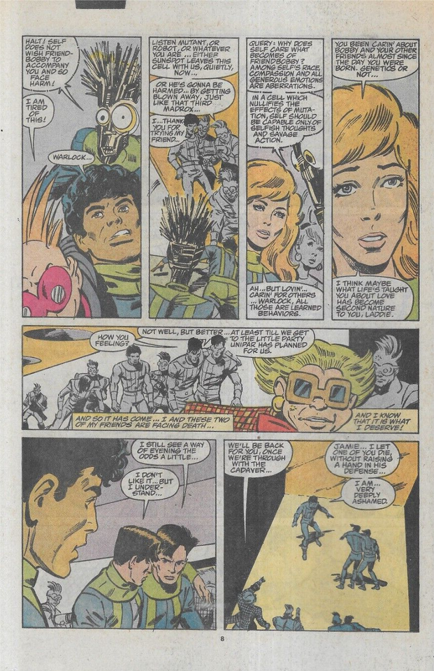 Fallen Angels Comic 8 Copper Age First Print 1987 Duffy Gammill Stanton ...