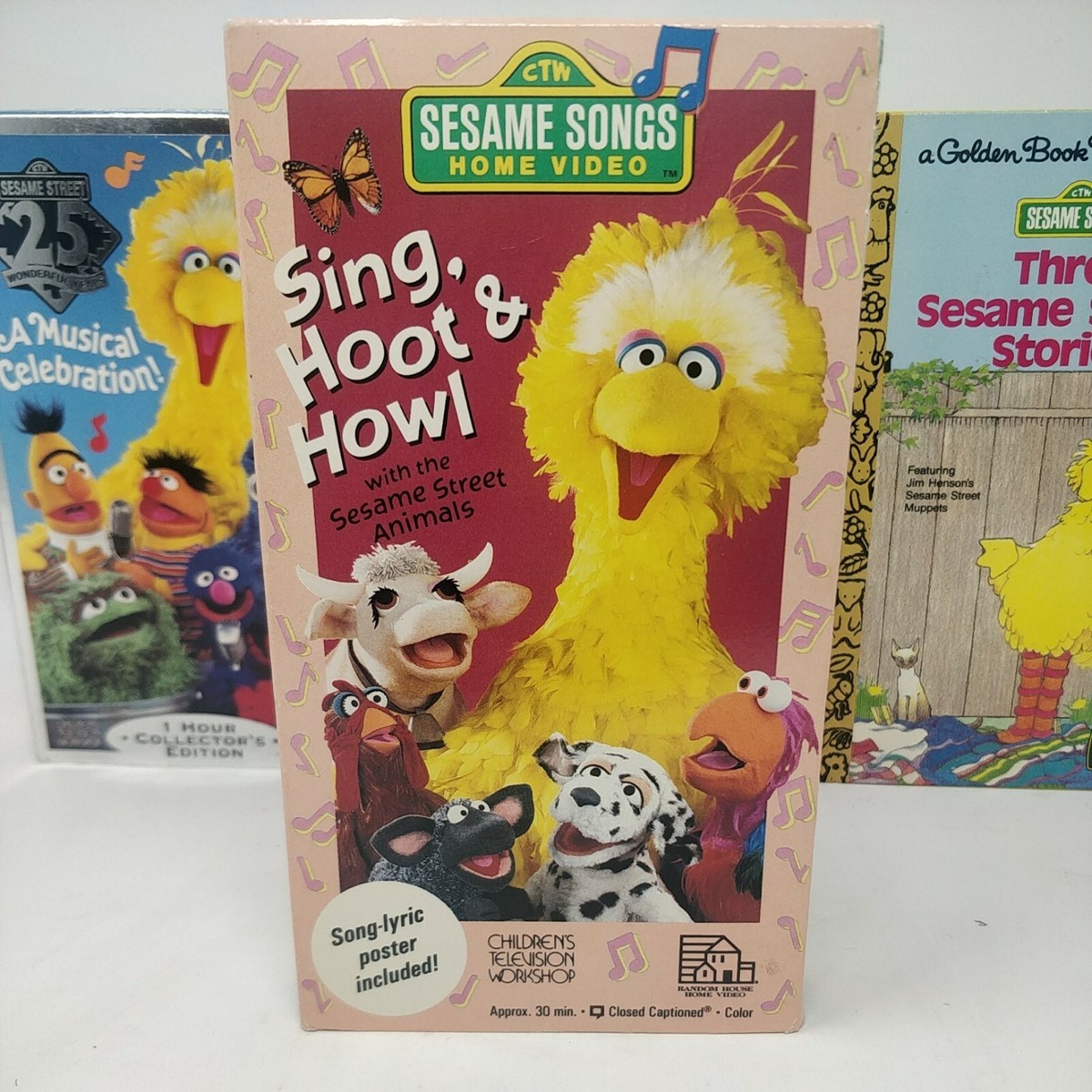 Sesame Street Sing Hoot And Howl Vhs Sesame Street Abc Vhs Etsy