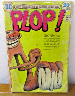 Vintage! PLOP! Comic Book! DC Comics! June 1974 #5 Basil Wolverton ...