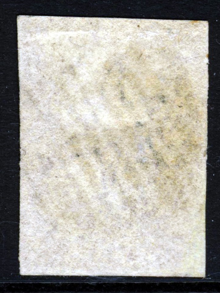 CEYLON Queen Victoria 1859 6d. Purple-Brown IMPERFORATE Watermark STAR ...