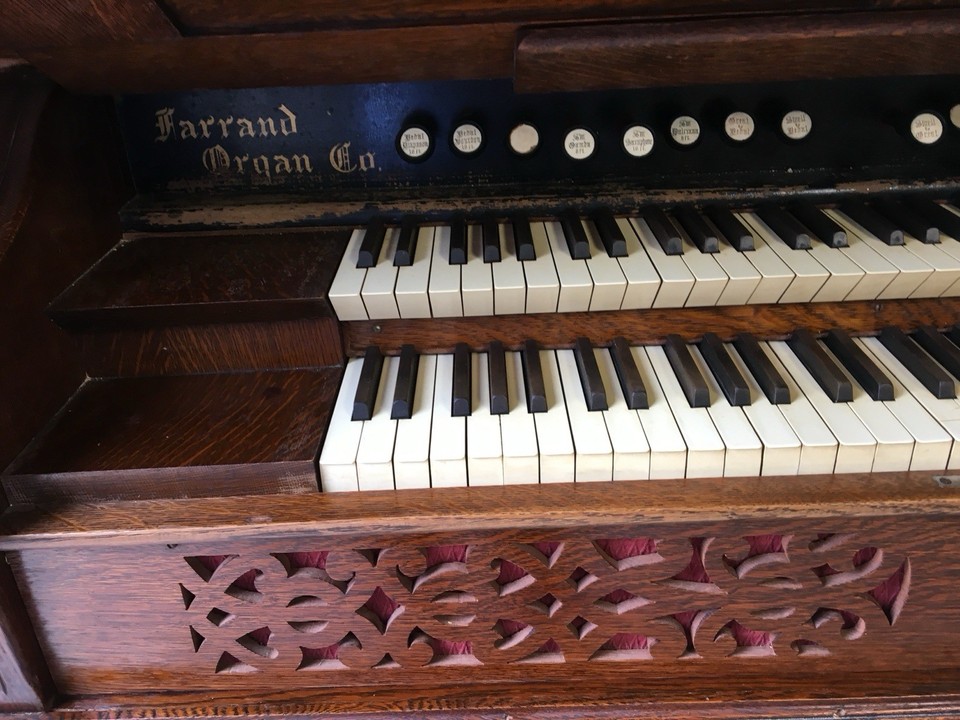 120 year old church organ made by the Faran Organ company | eBay