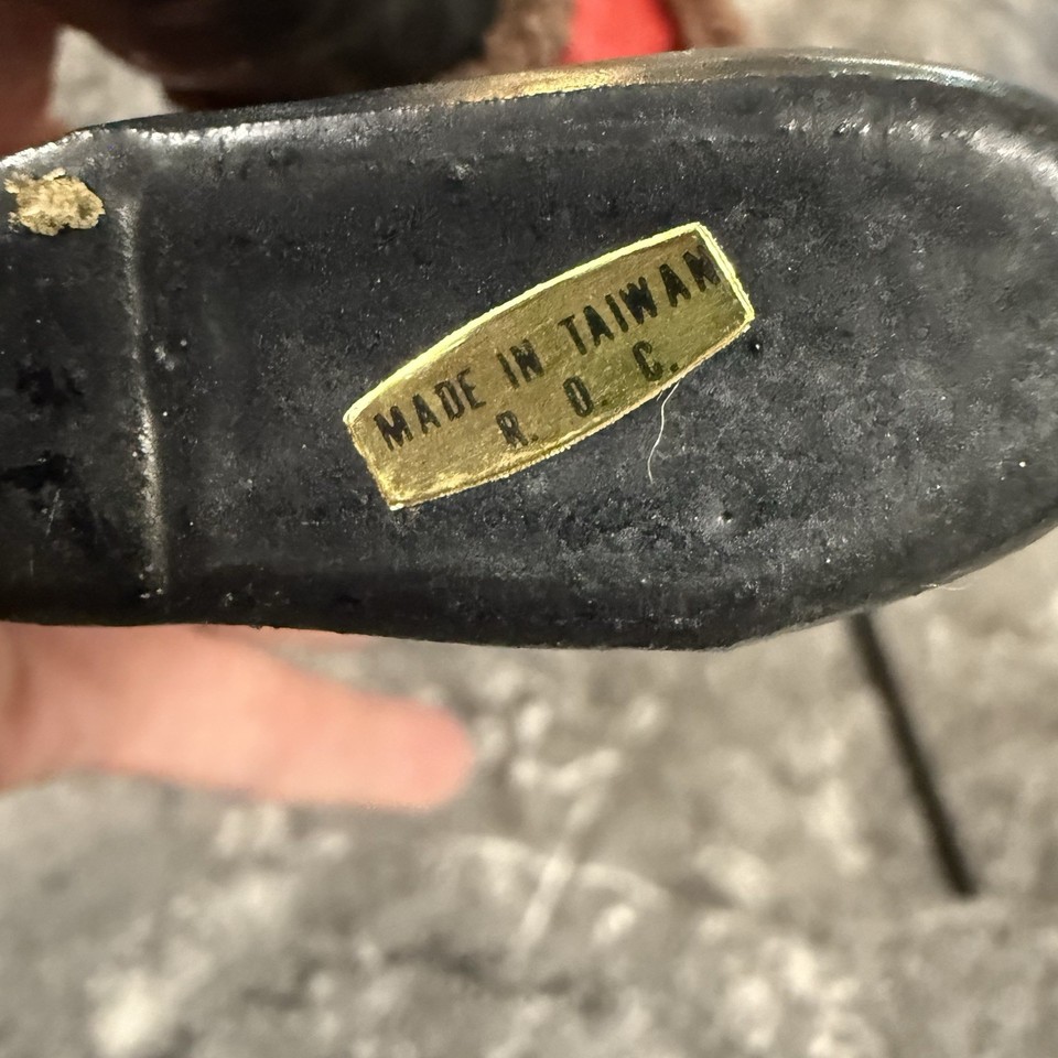 Made In Taiwan ROC Paper Mache Fabric Santa Claus Toy Sack Christmas ...