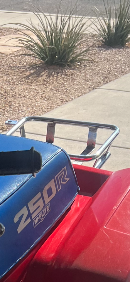 ATC 1985 - 1986 HONDA 250r REAR GRAB BAR 6 PACK RACK six | eBay