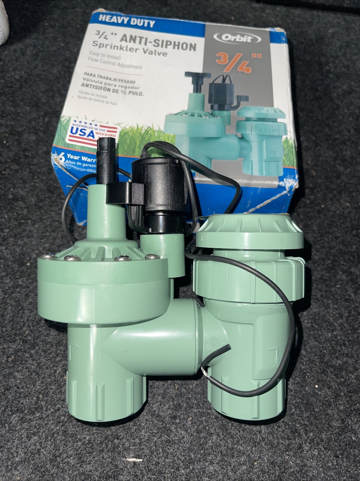 Orbit Heavy Duty 3/4" Anti Siphon Sprinkler Valve #57623 2016 Sealed | eBay