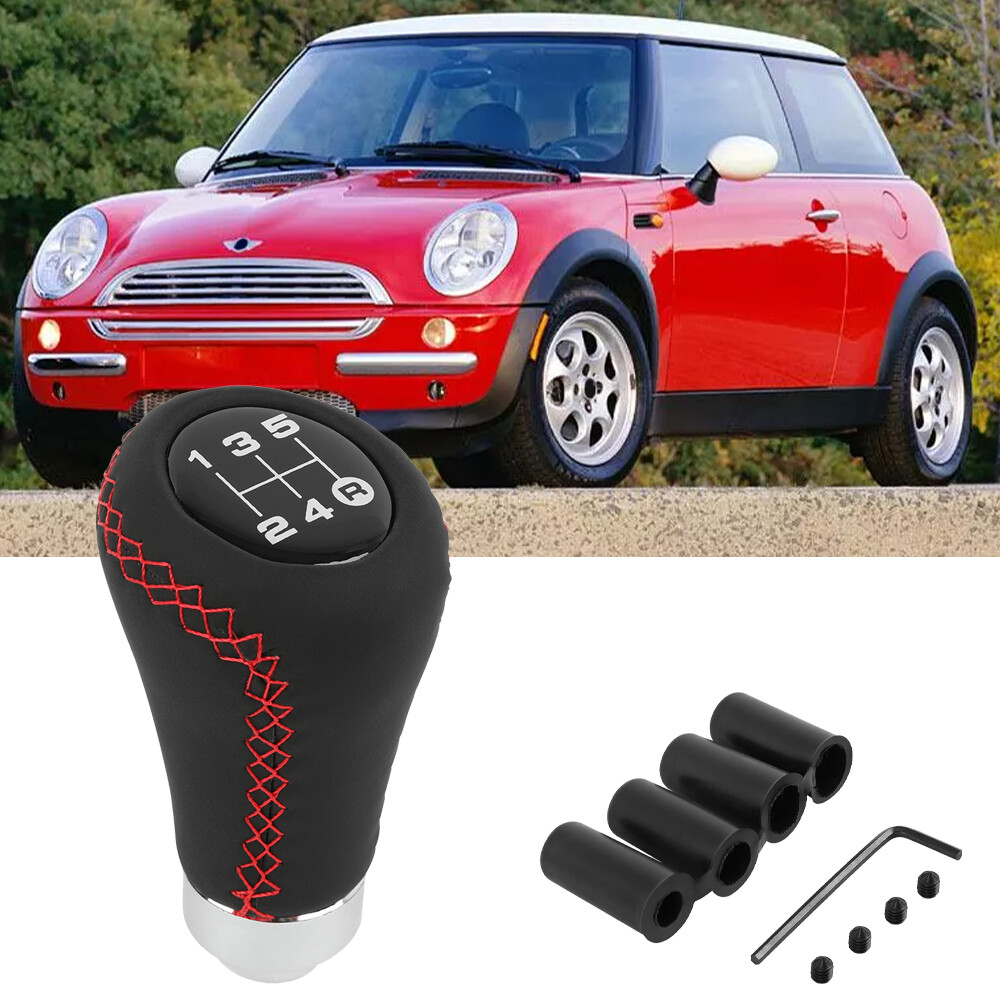 For Mini Cooper S R50 Manual Car 5-Speed Shift Knob Gear PU Leather ...