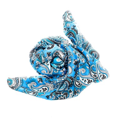 M&F Western Paisley 33" Silk Wild Rag - Turquoise | eBay