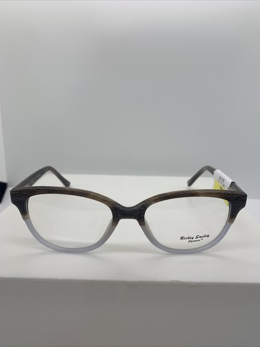 NEW Rickey Smiley Eyewear RS 202 Eyeglasses Frames Brown/Blue 53/17 ...