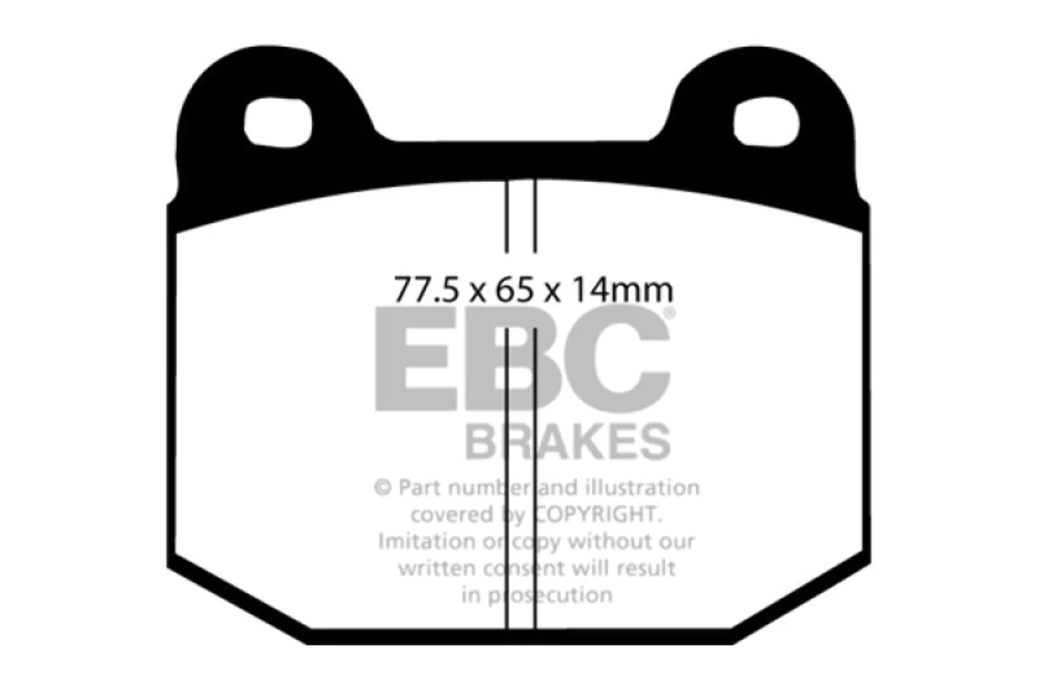EBC DP4197/2R Disc Brake Pad Set FITS 08 lotus 2 eleven 1 8 ...
