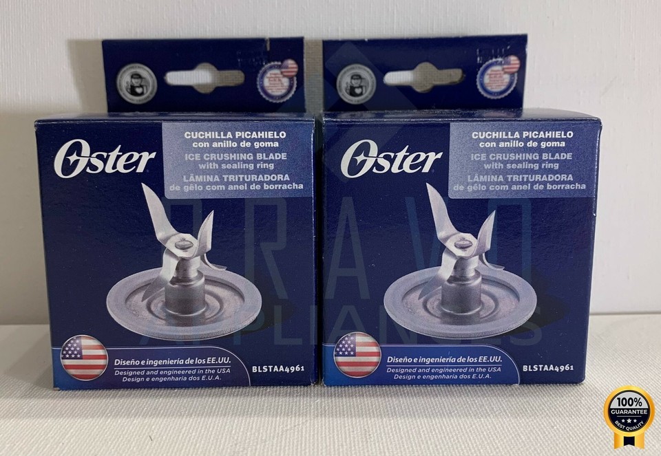 Genuine Oster Blender Blades Set of 2 Blades 4961 With 2 Sealing Rings ...
