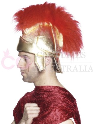Soldier Costume UNISEX ROMAN WARRIOR Helmet Masquerade Spartan Helmet ...